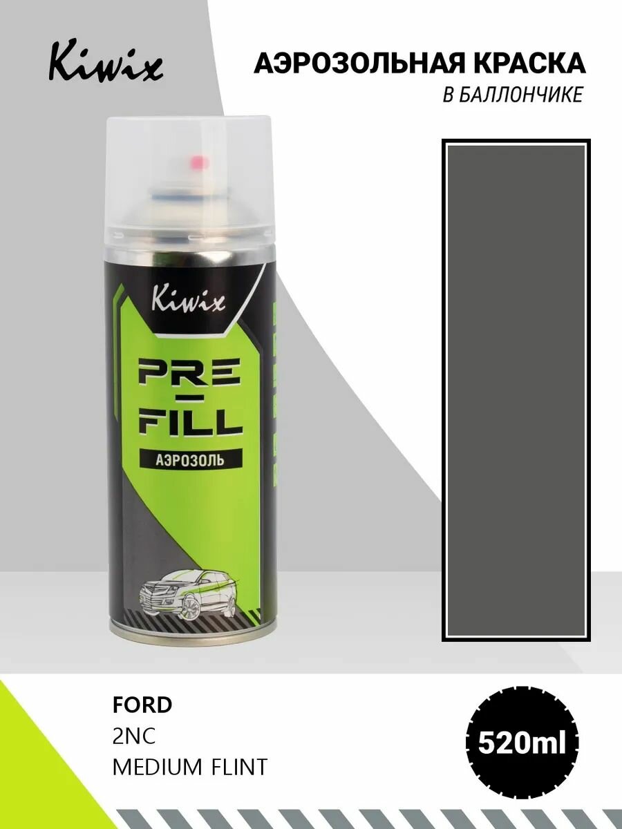 Аэрозольная краска FORD 2NC MEDIUM FLINT 520мл