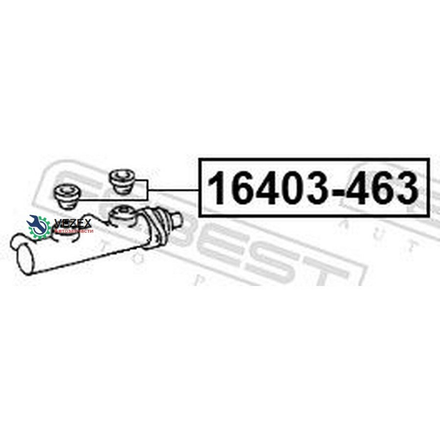 FEBEST 16403463 р/к главного тормозного цилиндра!\ MB W123/S203/CL203 76>