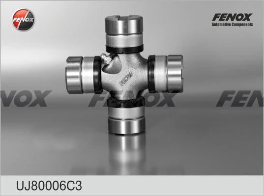 Крестовина каданного шарнира КамАЗ задняя, ЗИЛ, Урал, КАЗ, ЛАЗ, БелАЗ FENOX UJ80006C3