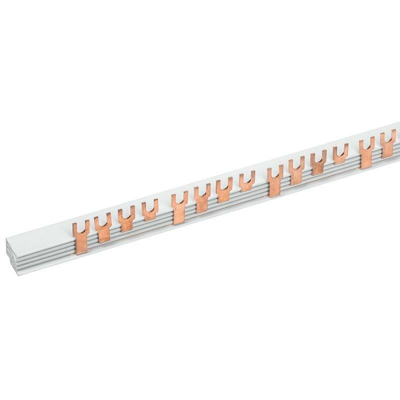 Шина соединительная типа FORK вилка 4Р 63А 1м Rexant 11-2236