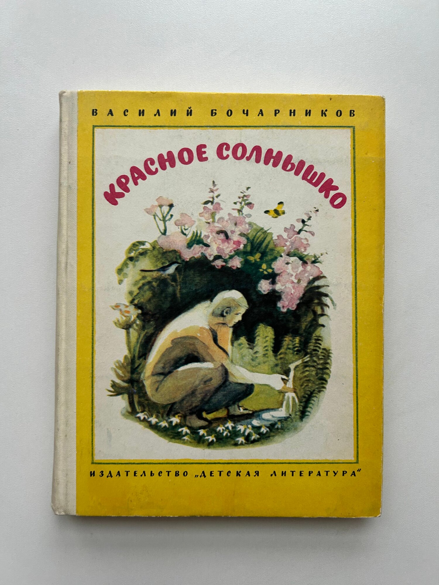 Книга "Красное солнышко". Повести и рассказы Василия Бочарникова. Издание 1980 года