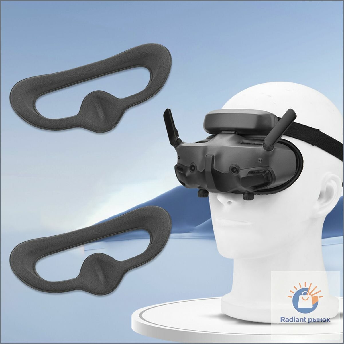 Удобная подушка для лица из губчатой пены для очков DJI AVATA 2 2/3