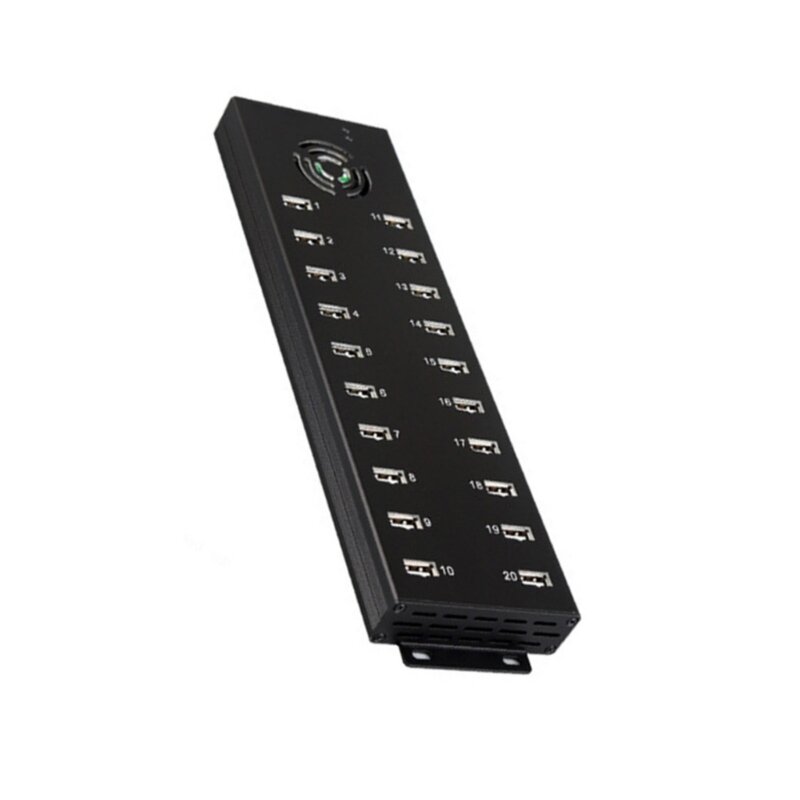 USB-хаб, 20 портов, для семейного офиса, смарт-распределение тока, передача данных