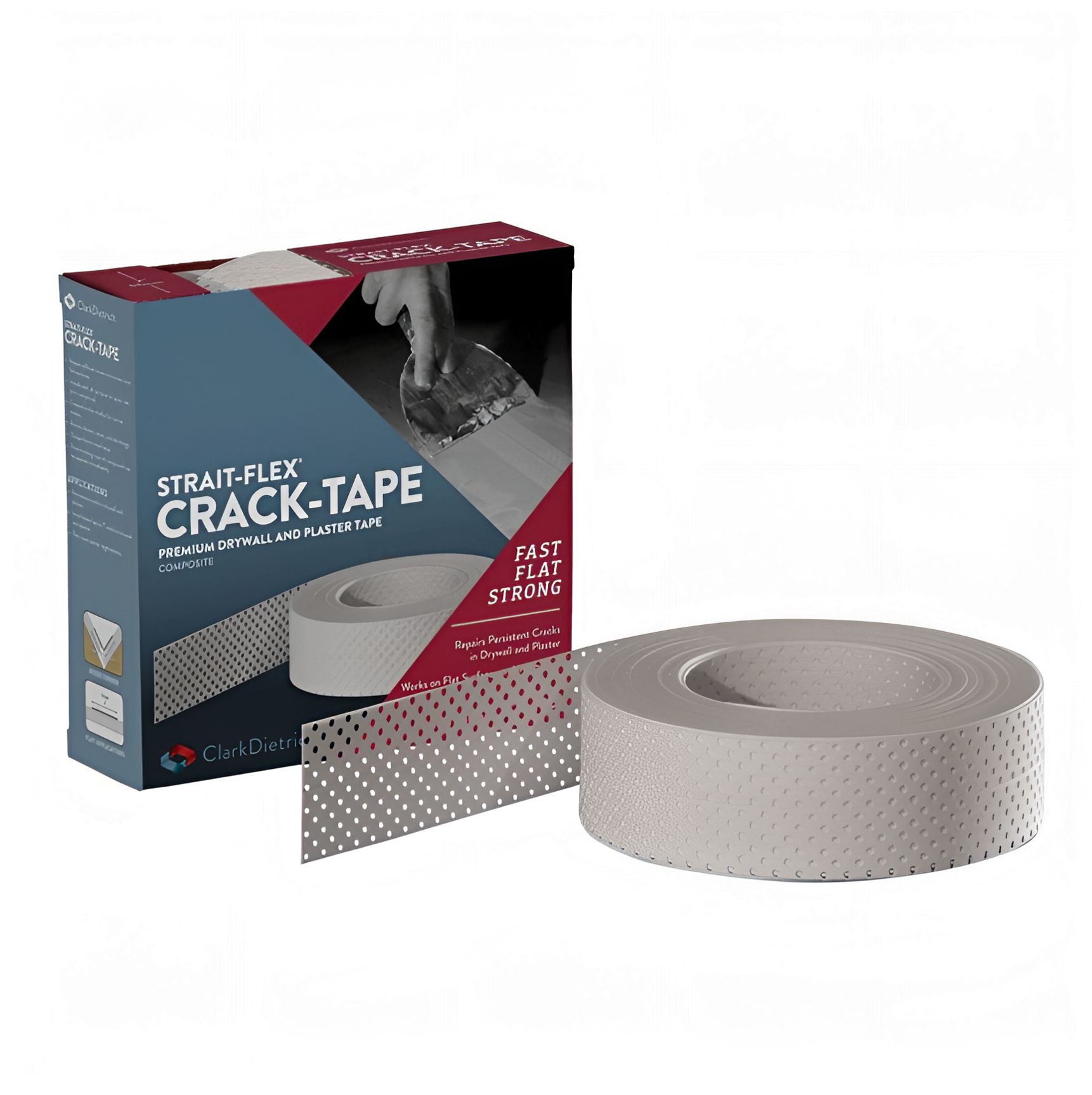 Лента композитная ПВХ CRACK-TAPE, 30,5м/51мм, влагостойкая, арт. CRACK-TAPE