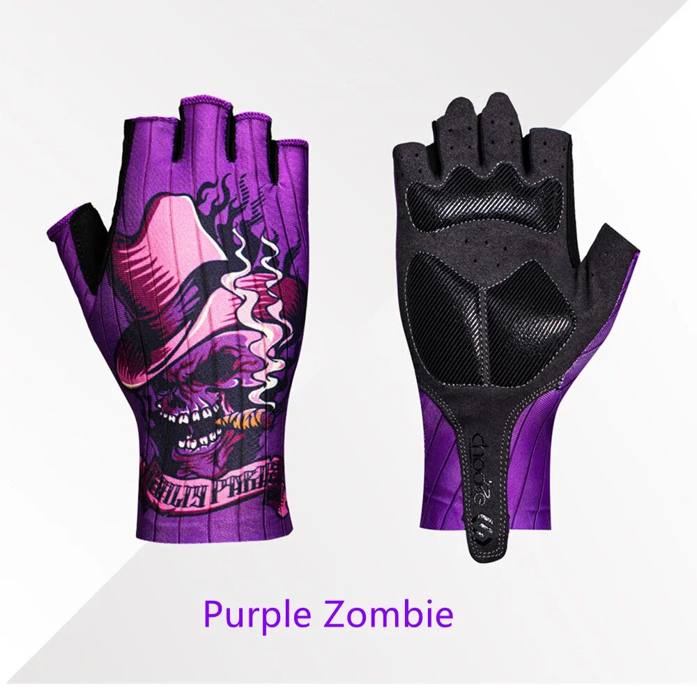 Велосипедные перчатки CHOOEE фиолетовые Purple Zombie XL