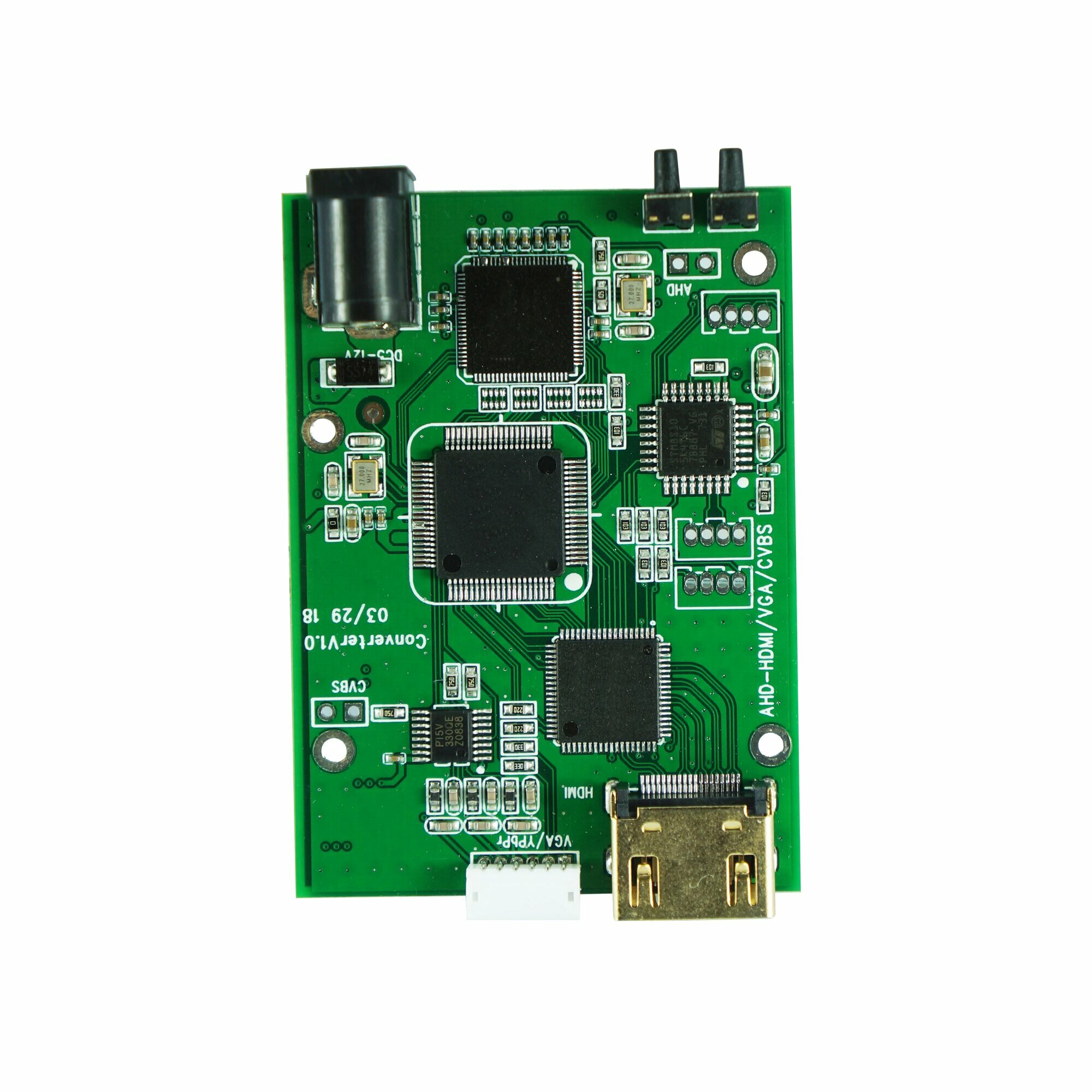 Конвертер видеосигнала BRANDOO TEAM A2HP 4 в 1 AHD TVI CVI CVBS в HDMI VGA CVBS 1080P
