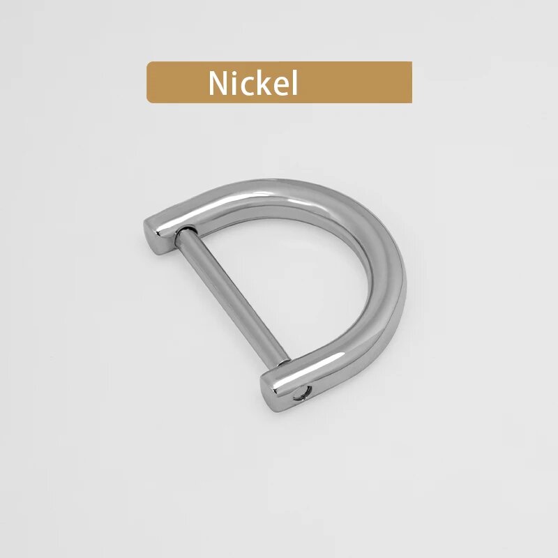 Съемные металлические пряжки WUTA Бежевый, Inner width 12.4mm, Nickel-2pcs