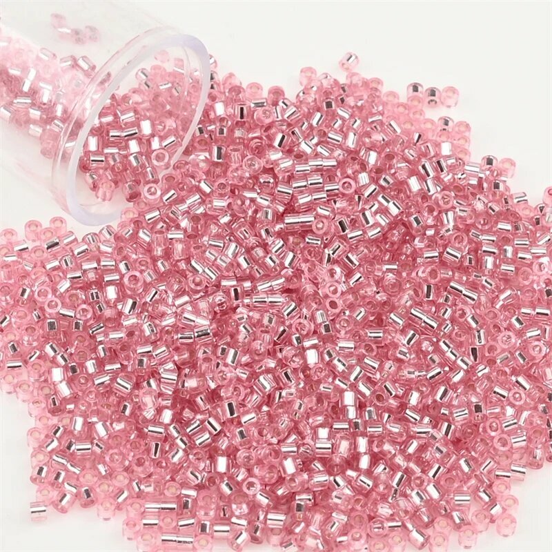 Розовые стеклянные бусины 11/0 Pz3108, 2000 шт