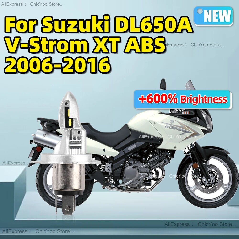 Светодиодные фары 6000K для мотоциклов, фары Canbus, мотоциклетная лампа для Suzuki DL650A V-открытый XT ABS 2006 2007 2008 2009 2010-2011