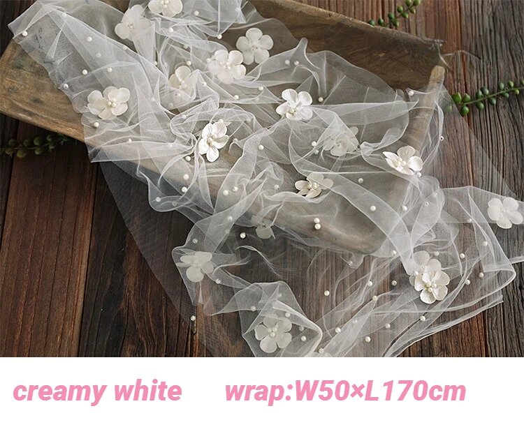 Фотоодеяло белое, creamy white wrap 50x170 см