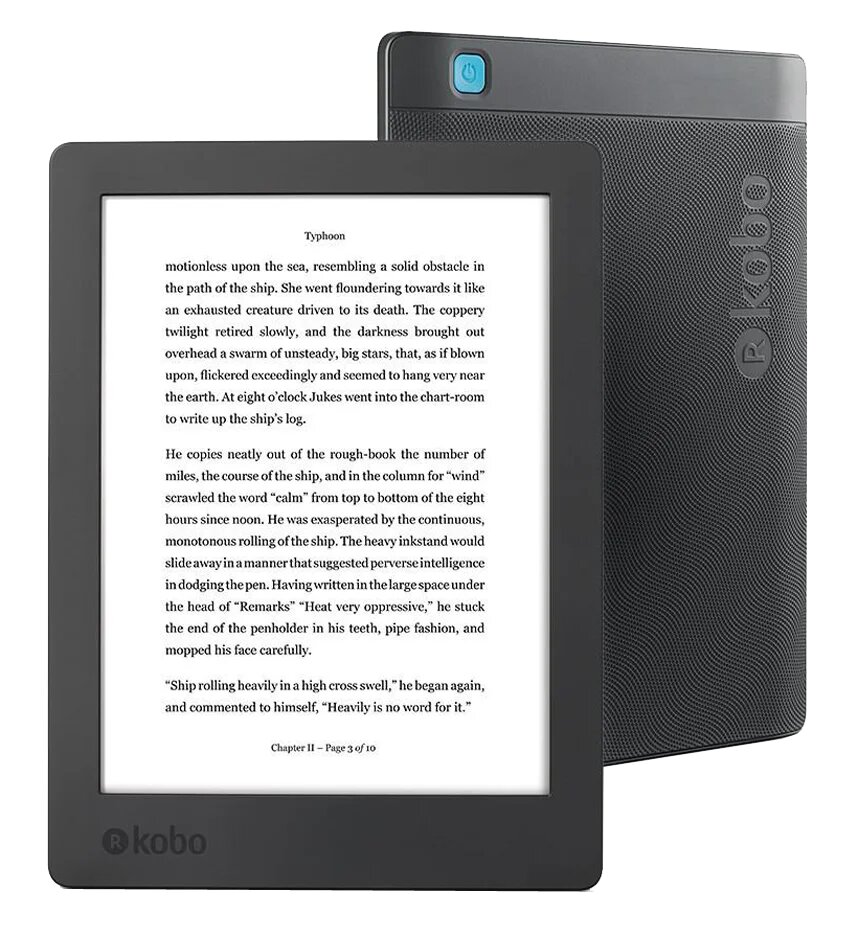 Kobo Aura H2O Edition 2 водонепроницаемый электронный считыватель 8 ГБ