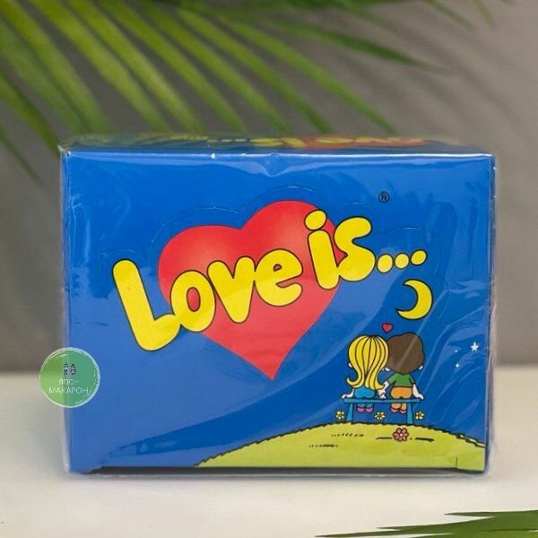 Жевательная резинка Love is со вкусом Банана и Клубники 100 шт