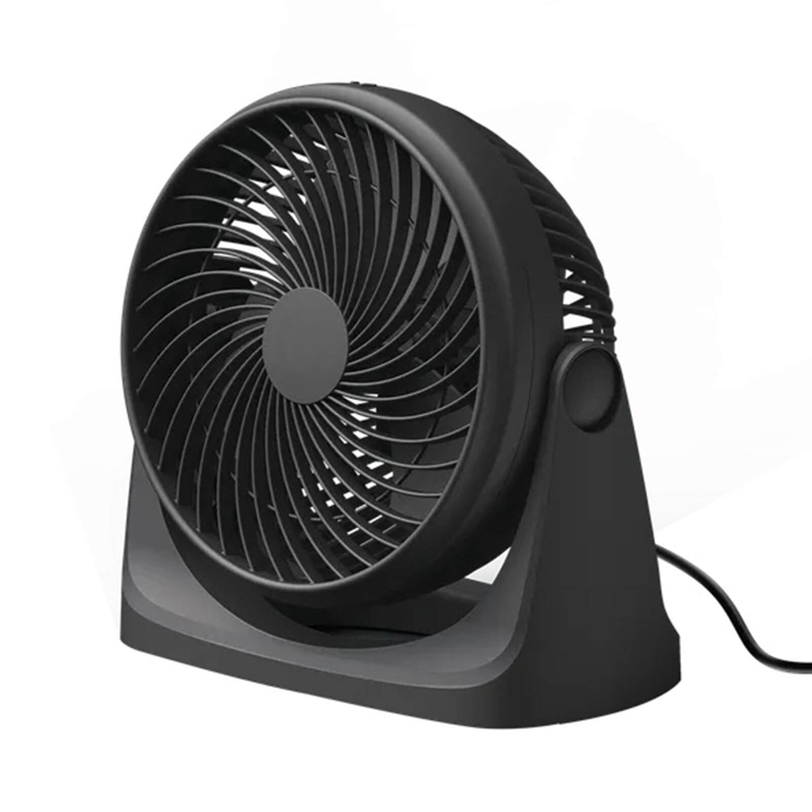 Настольный вентилятор oraimo с мощным охлаждением и циркуляцией воздуха, 3 регулируемые скорости, черный