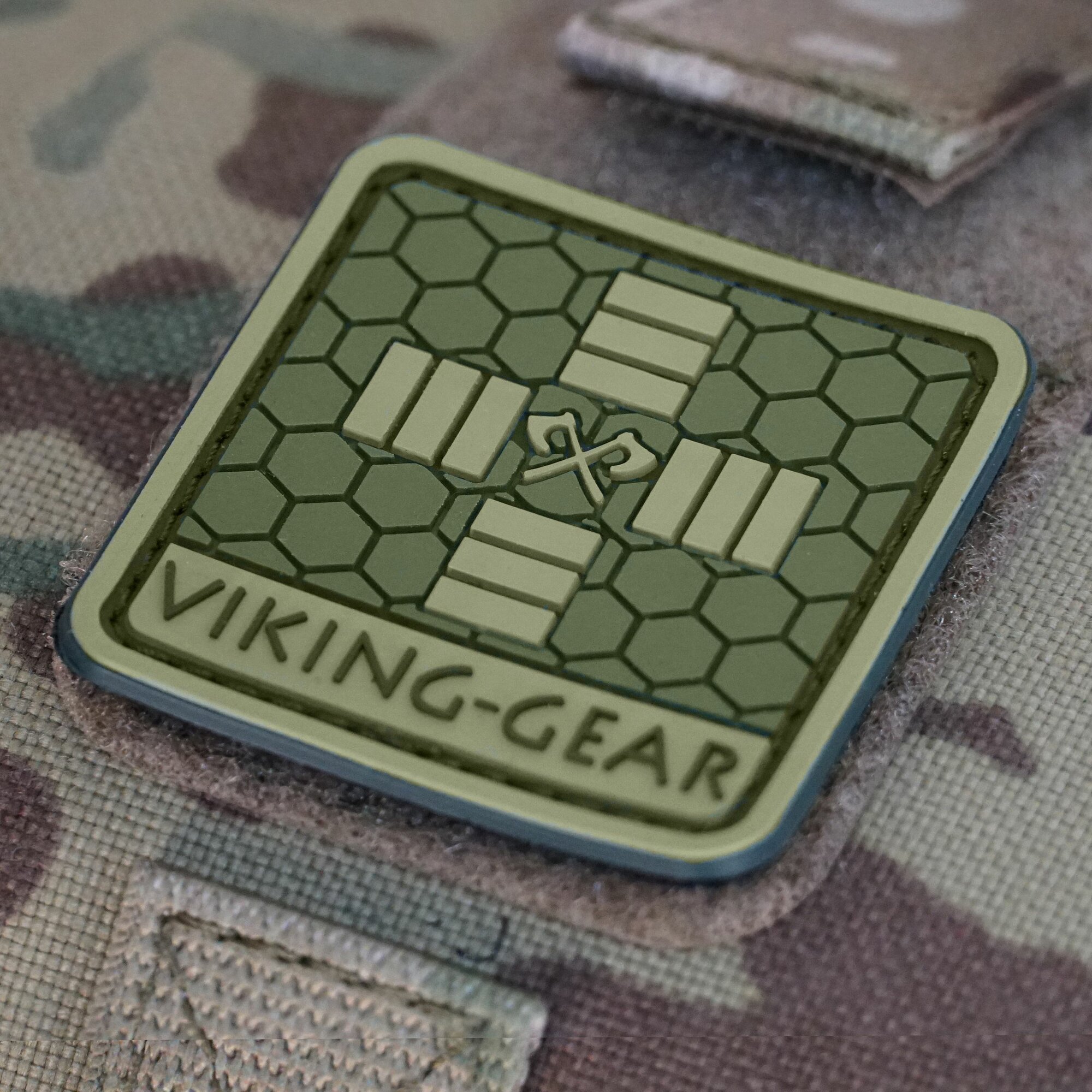 Патч ПВХ "Viking" медицинский 4.5*4.5 см Олива VIKING GEAR