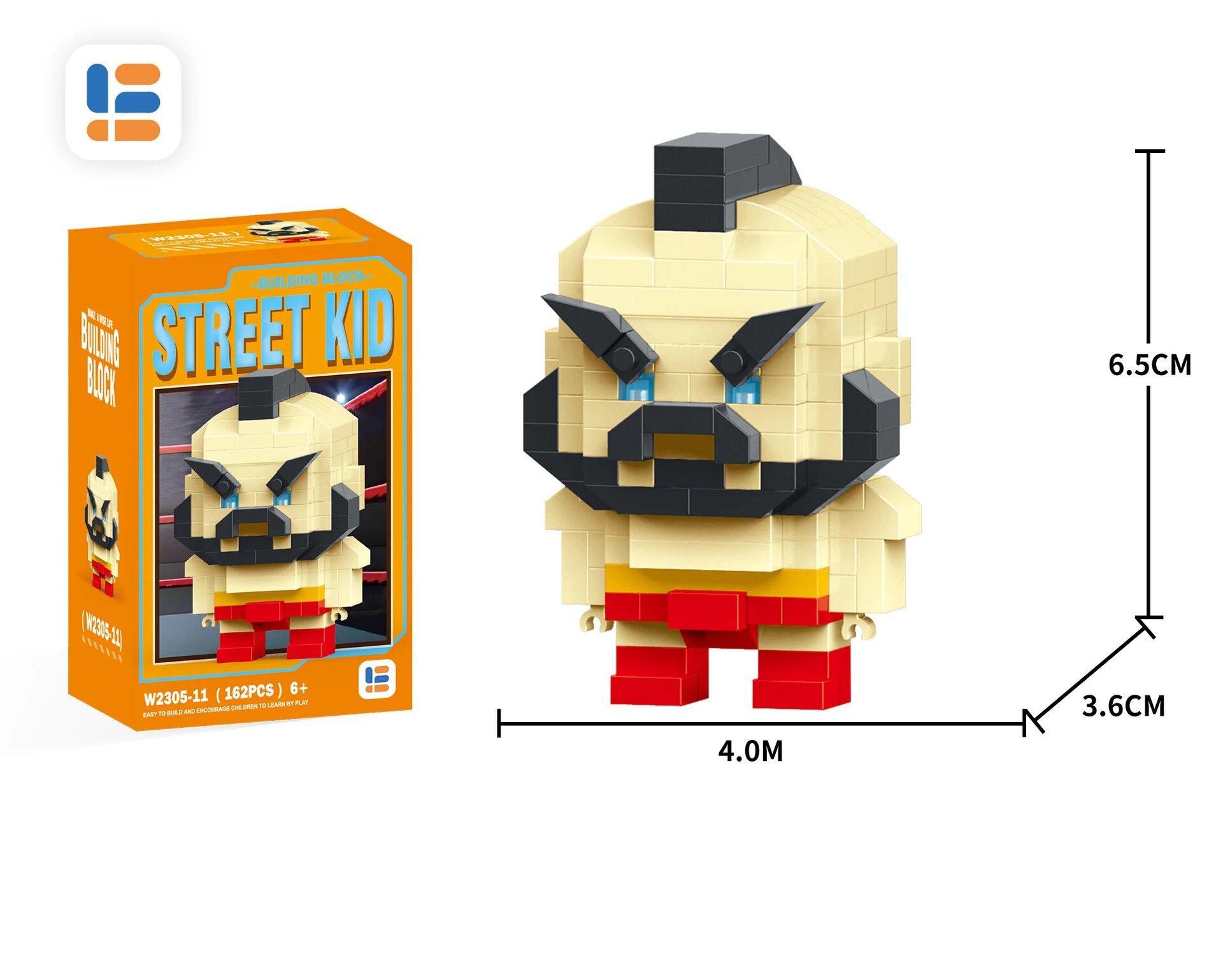 Конструктор Street Fighter: Кен Мастерс и Рю Хоси With Box, JM230511