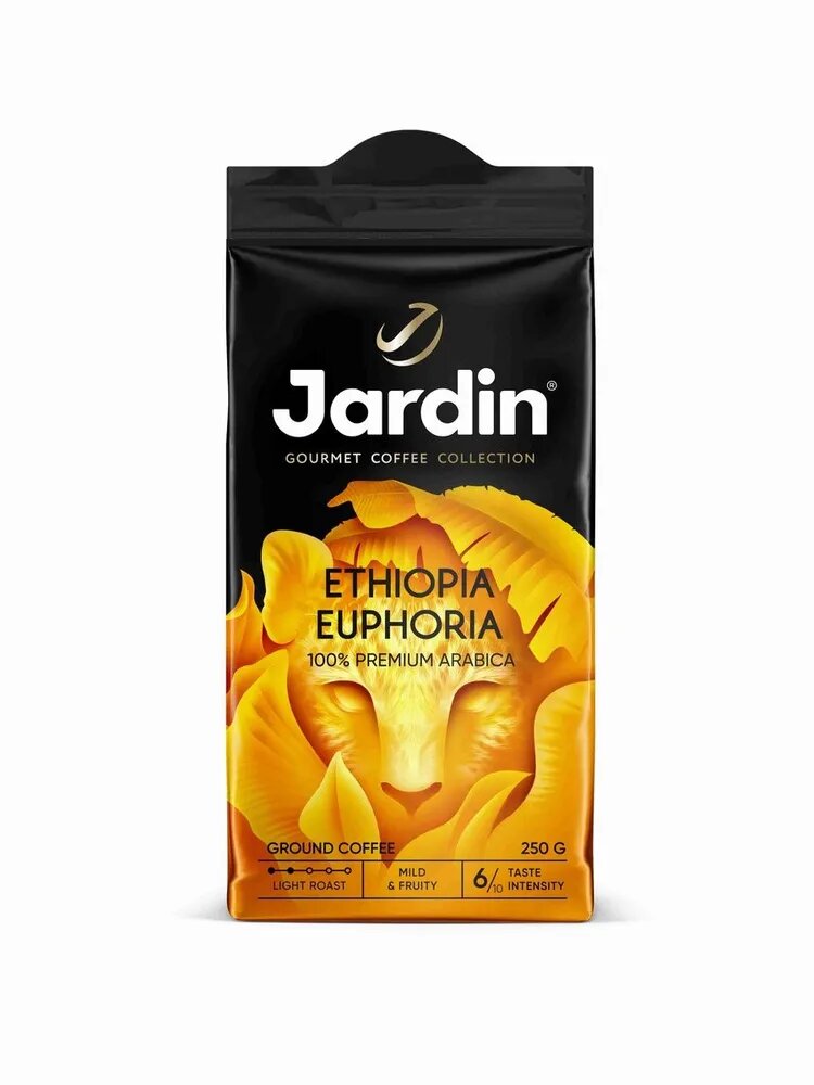 Кофе молотый Jardin Ethiopia Euphoria Arabica, 250 г