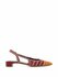 Туфли Gabriela Hearst Perro braided slingback pumps, размер 39, red