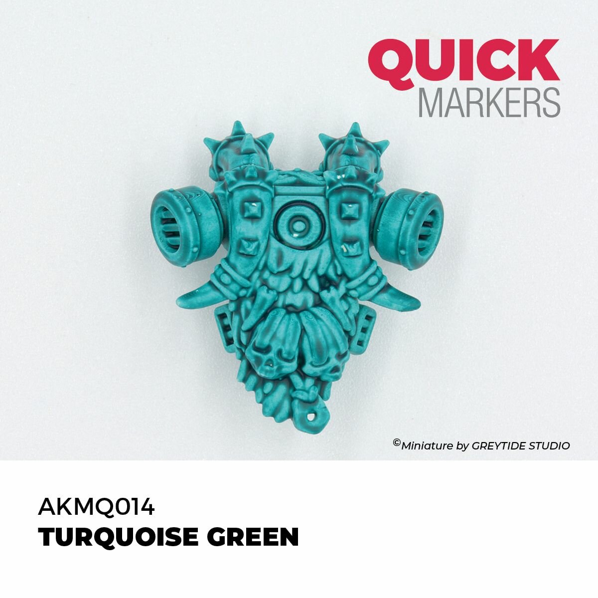Маркер-кисть AK Turquoise Green - Quick Marker — фото 1
