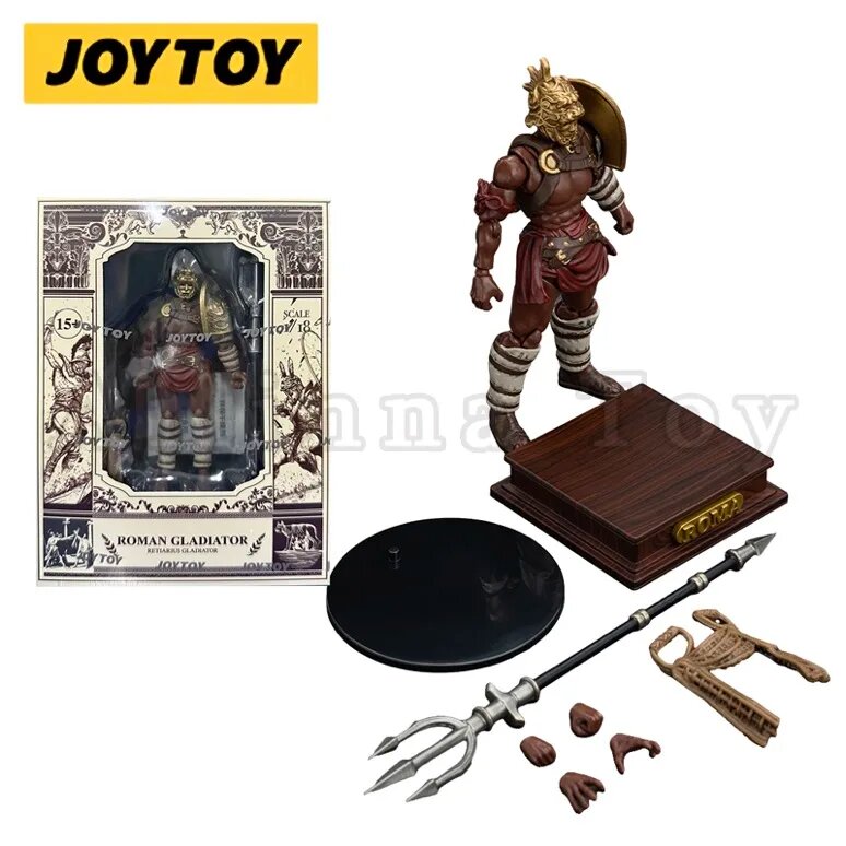 JOYTOY 1/18 экшн-фигурка Strife Roman Republic Legionary LegionX и Коричневый, RMG Retiarius
