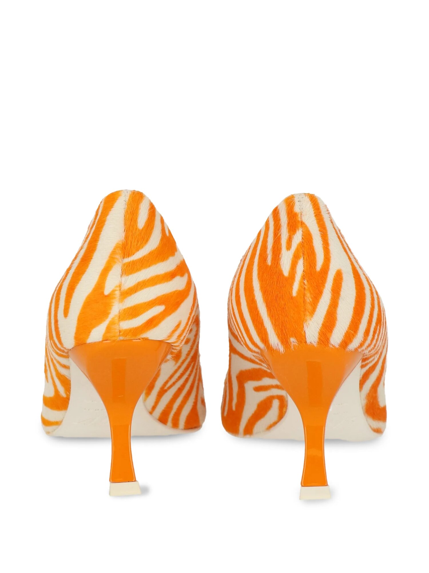 Туфли Roger Vivier Zebra heel pumps, размер 34,5, orange — фото 1