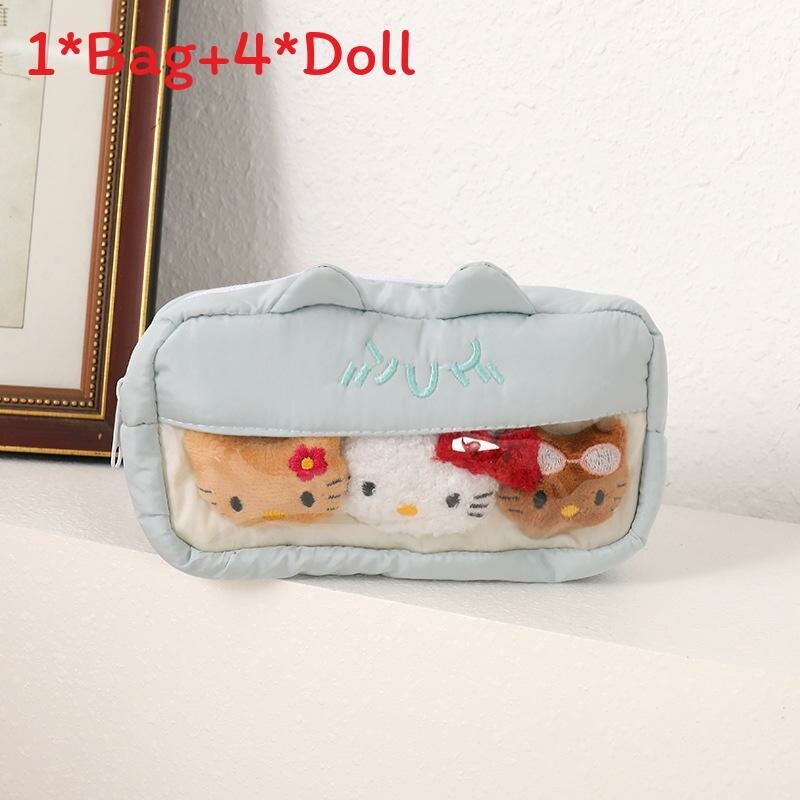 Pen pouch fun design с мультифункциональным отделением для детей и подростков light blue