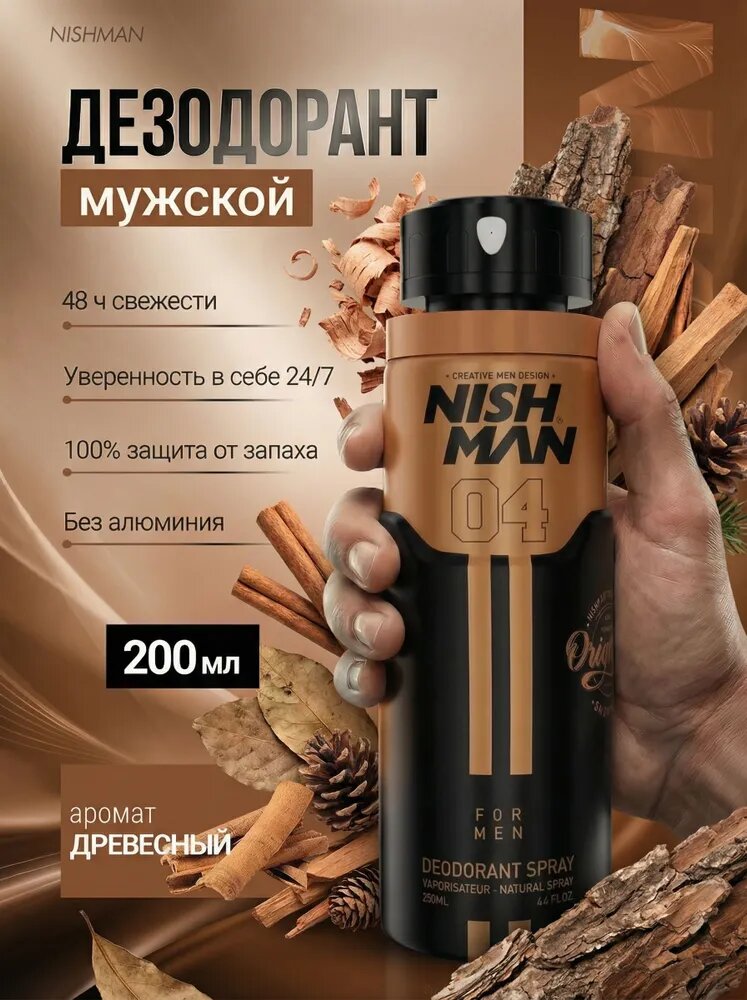 NISHMAN Дезодорант 200 мл