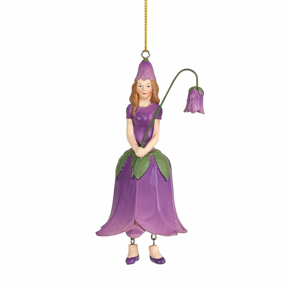 Фигурка Fiebiger Floristik GmbH "Blumenmadchen", Колокольчик, декоративная, лиловая