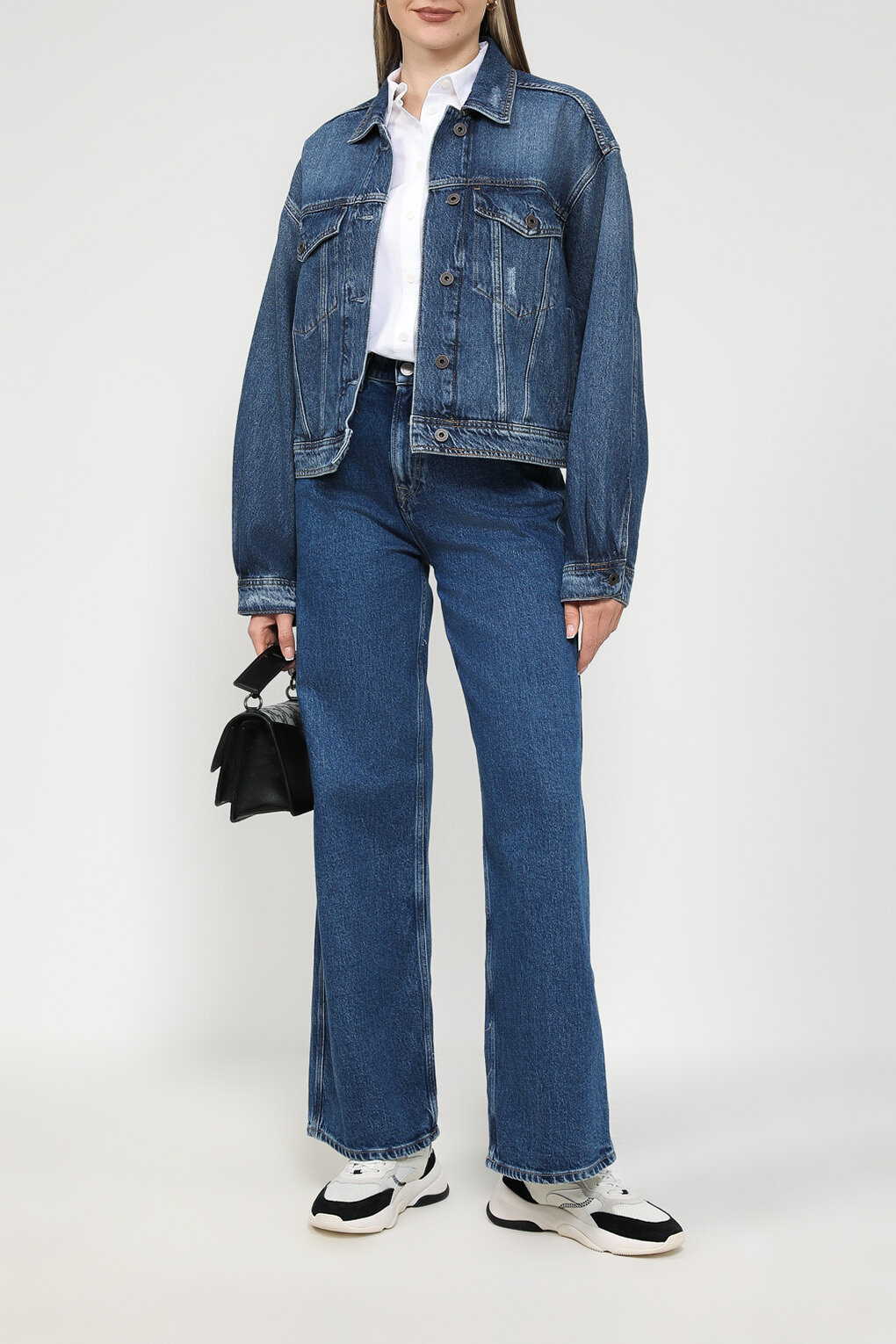 Куртка Pepe Jeans, размер M, синий — фото 1