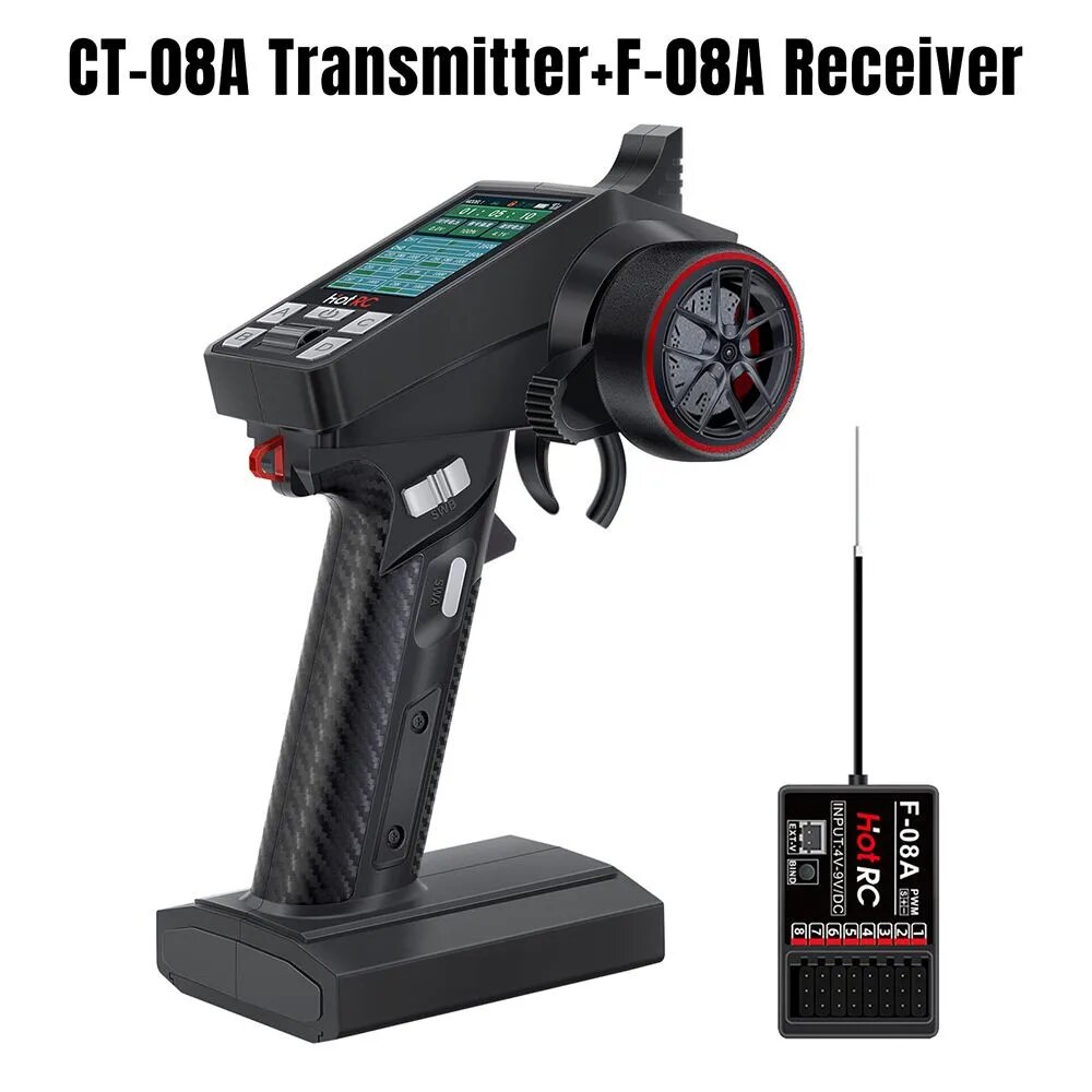 HotRC CT-8A канальная радиосистема 2.4ГГц с пультом ДУ