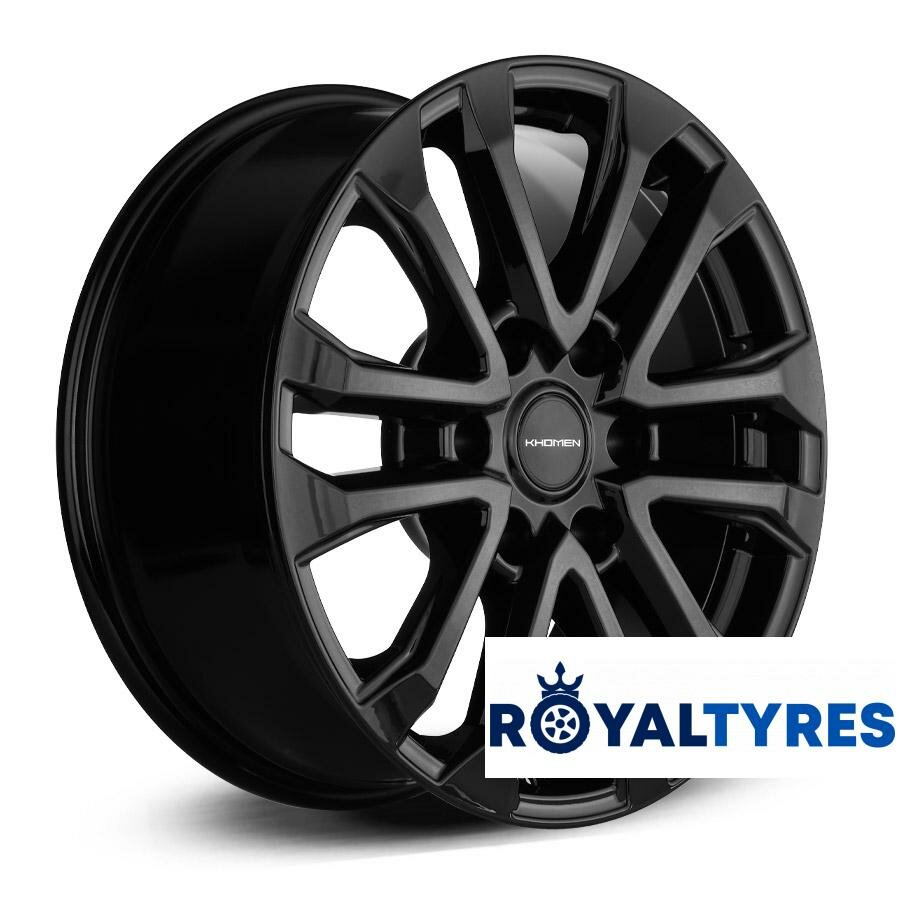 Литой колесный диск KHOMEN WHEELS 1805 R18 / 7.5J PCD 6x139.7 ЕТ 45 ЦО 93.1 Black