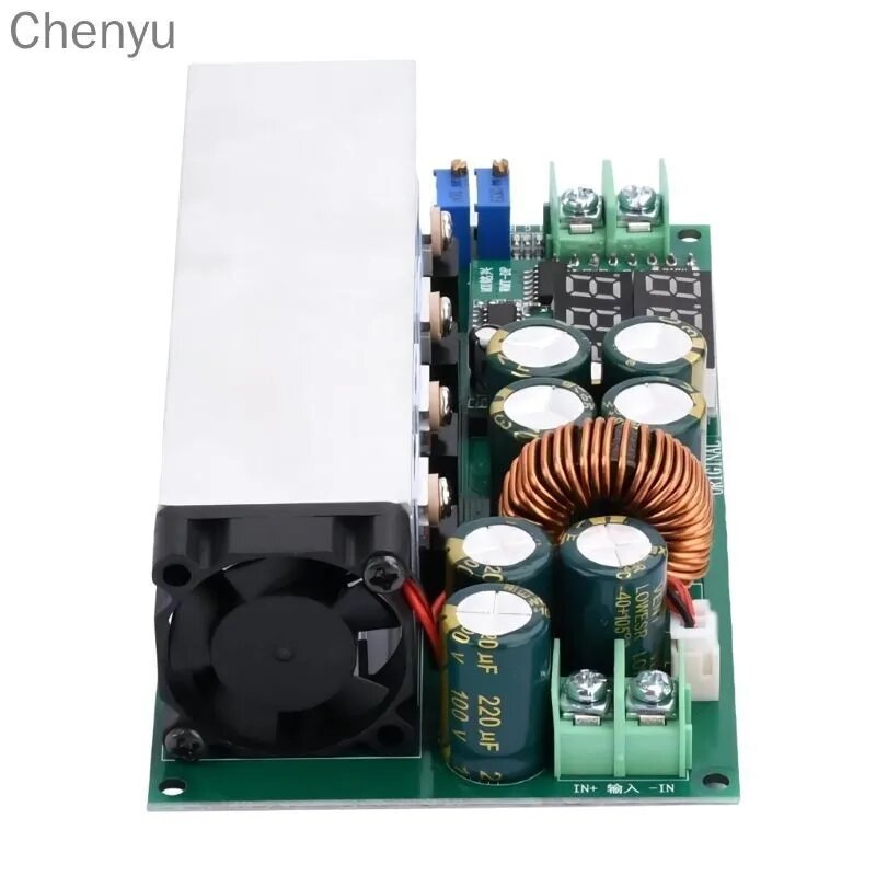 Регулируемый понижающий модуль питания DC12 80V 20A