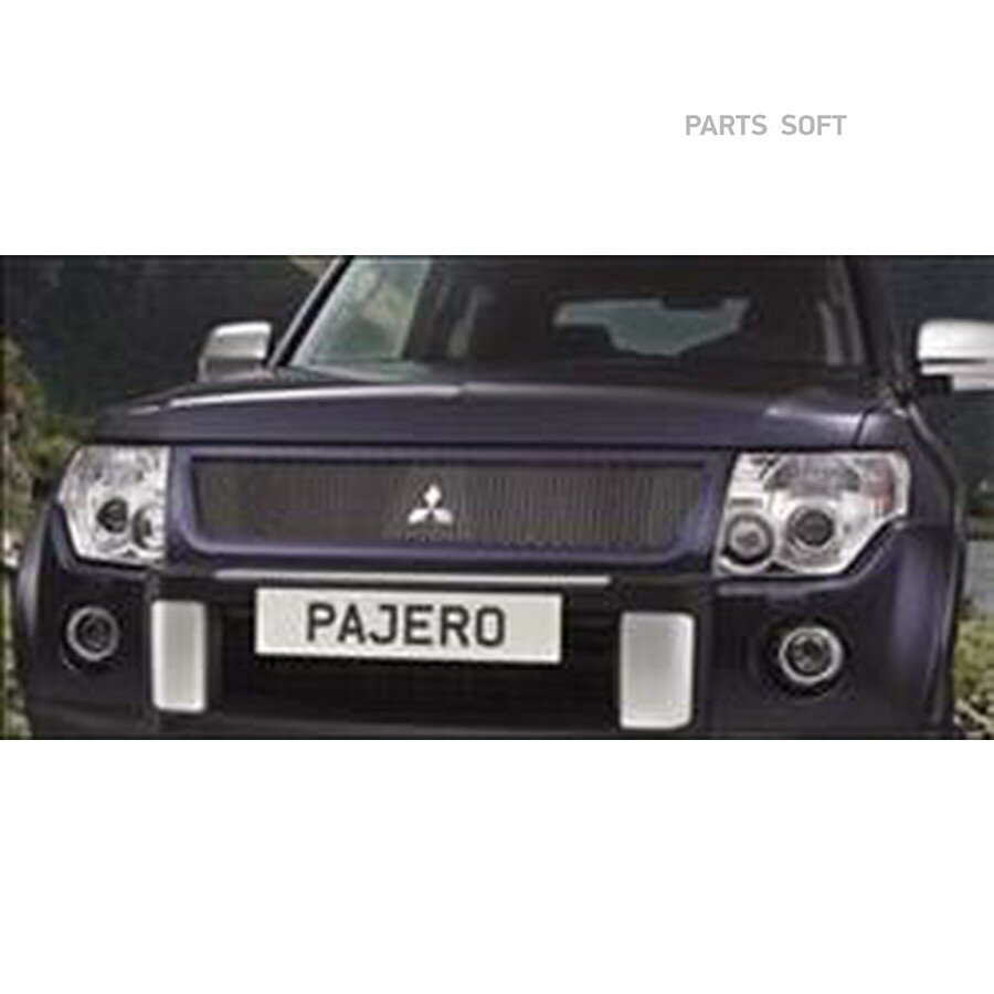 Решетка радиатора, хром от официального дистрибьютора, MITSUBISHI, артикул MZ575750EX