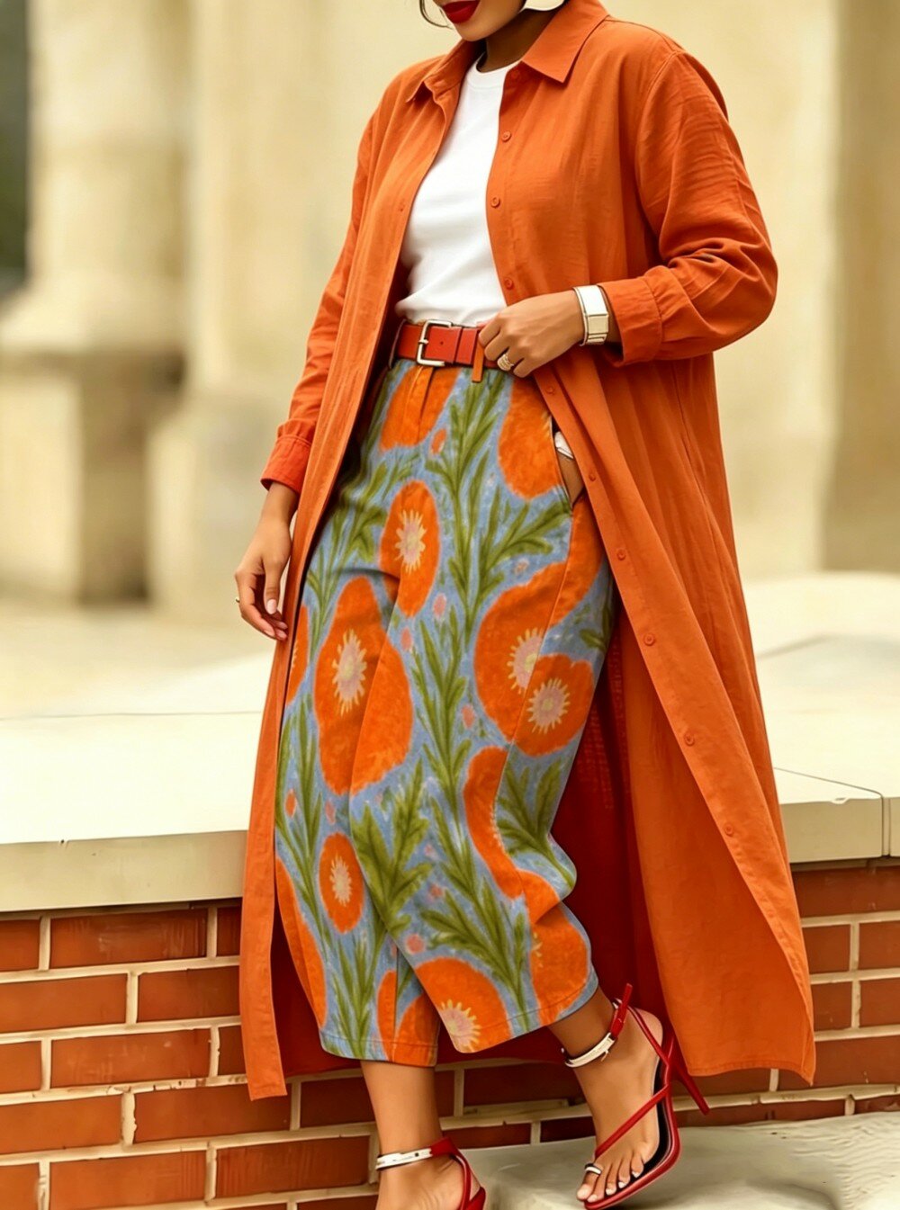 Джинсы кюлоты