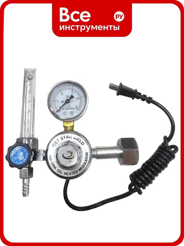 Редуктор СО2 с подогревом Профессионал 36В. 9907956