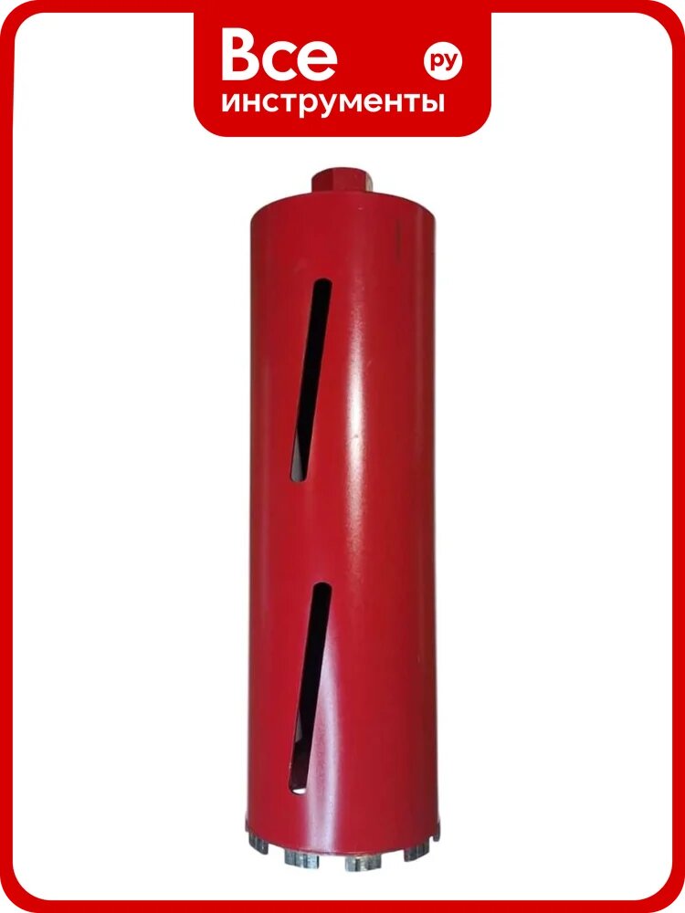 Алмазная коронка IRBISDIAM 112x450 мм, М22, сухорез DRYm22112450 для сухого сверления