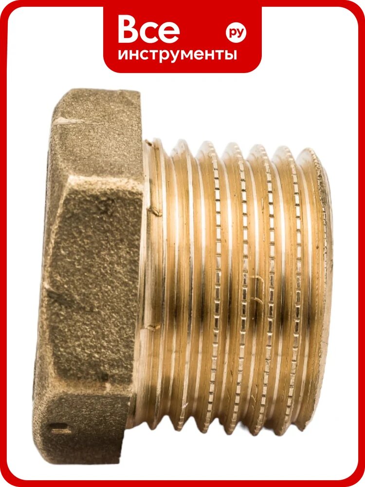 Футорка Uni-Fitt 604G2100, латунь, 1/2x3/8, внутренняя-наружная резьба