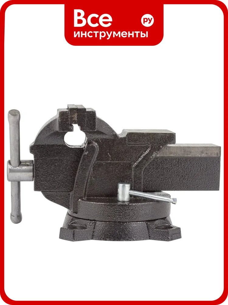 Тиски стальные поворотные с наковальней Forsage 5"-125мм F-6540305(47863), Продуманность конструкции