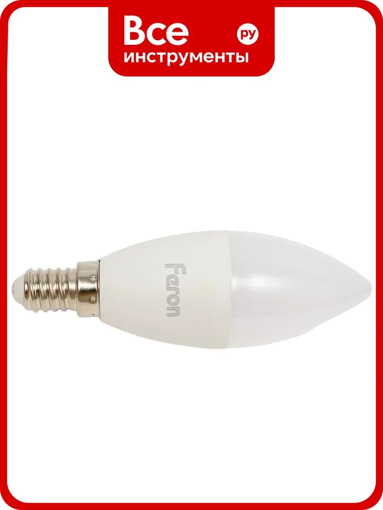 Лампа светодиодная FERON диммируемая LB-771 Свеча E14 11W 230V 6400K, 51057