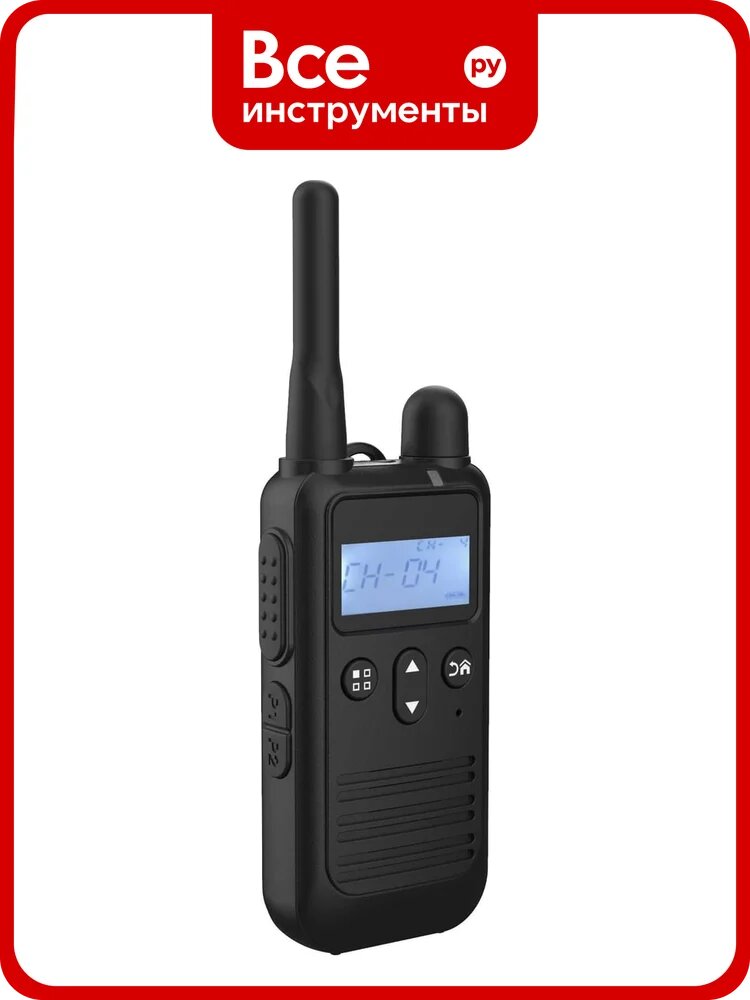 Радиостанция Shevron Т-2, UHF, 99 каналов, IP57, Li-Pol аккумулятор, 1100 мАч
