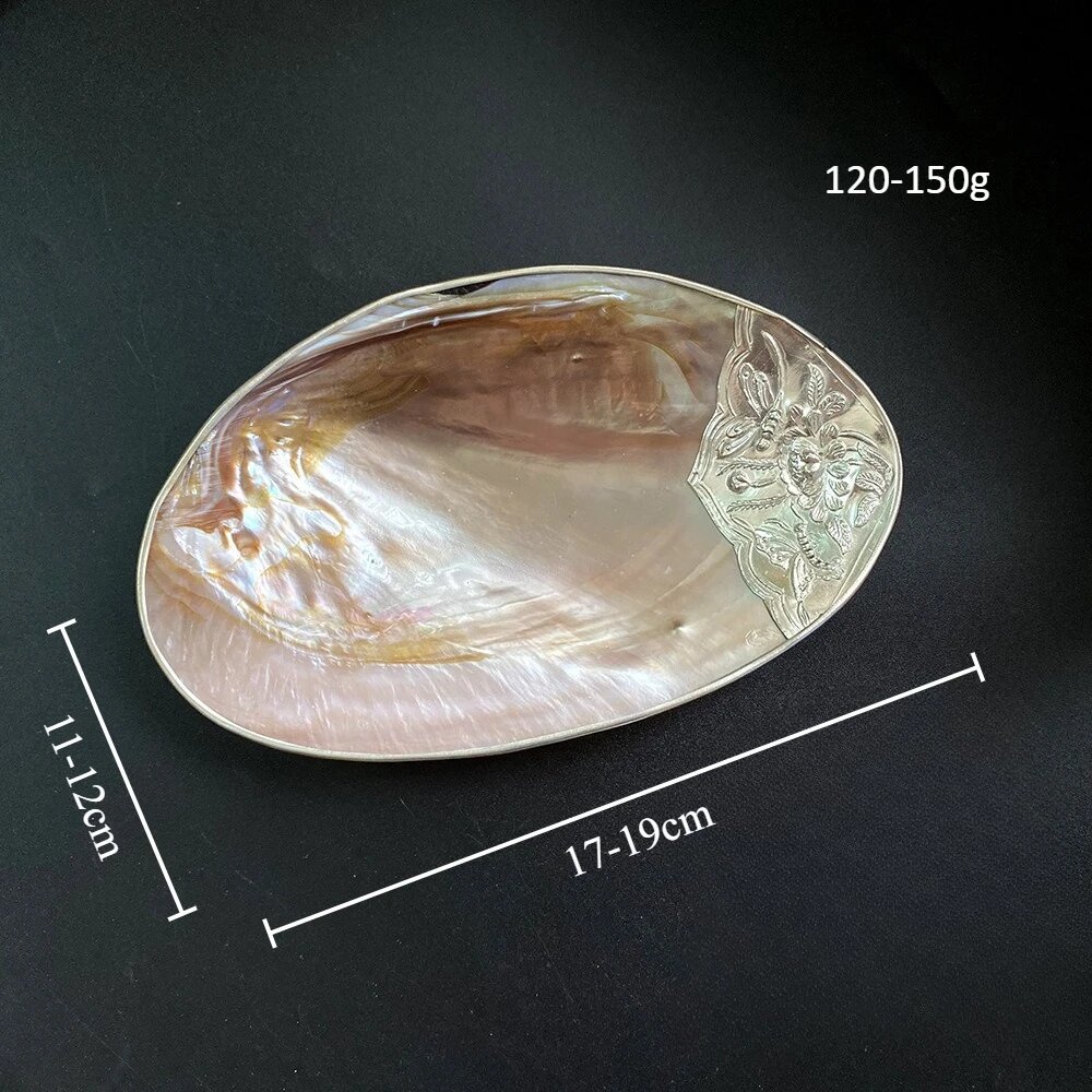 Поднос из ракушки Lotus Silver 120-150g