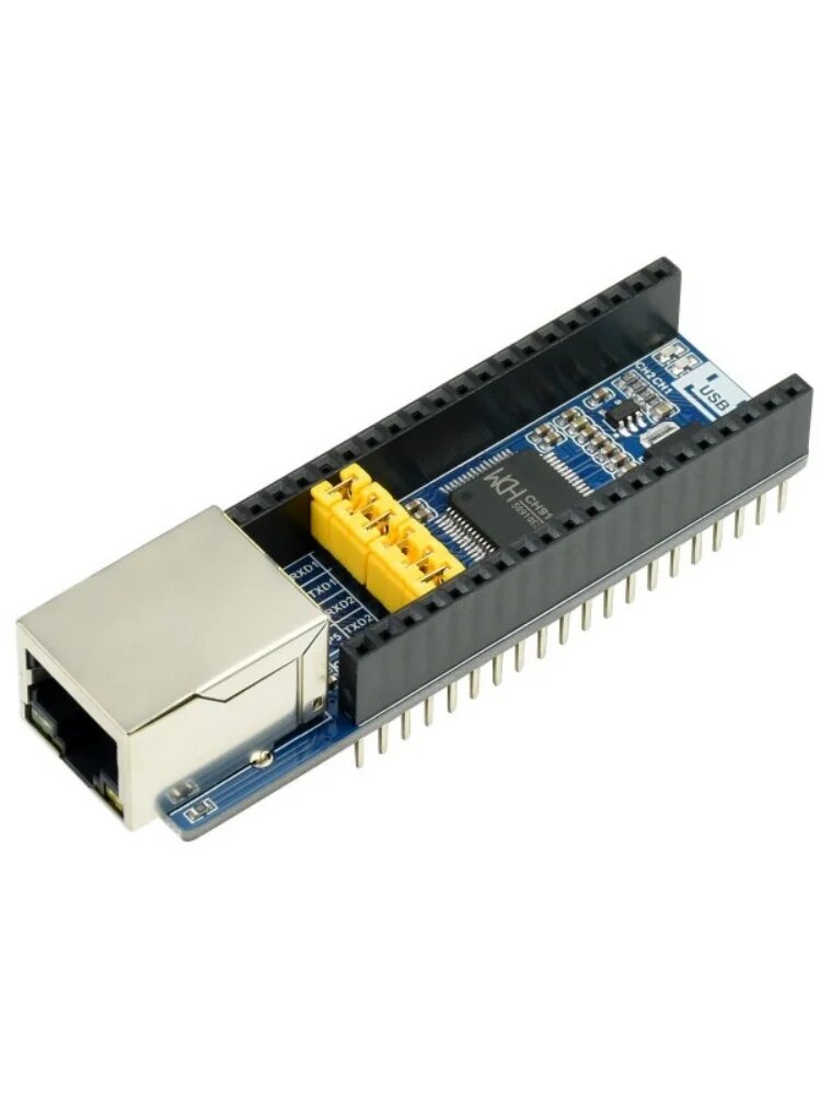 Waveshare Ethernet To UART Converter для Raspberry Pi Pico — фото 1