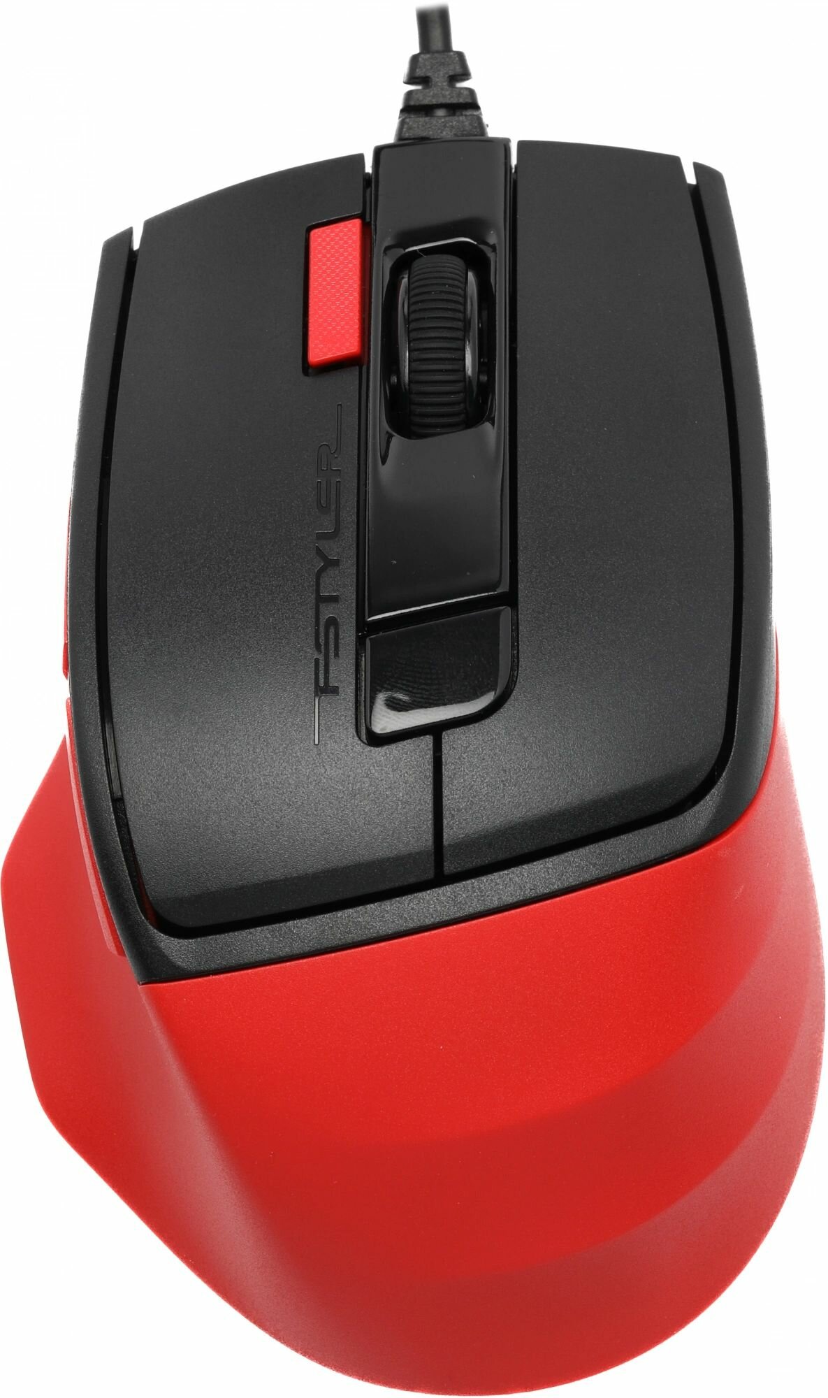Мышь компьютерная A4Tech Fstyler FM45S Air красный/черный оптическая (2400dpi) silent USB (7but)