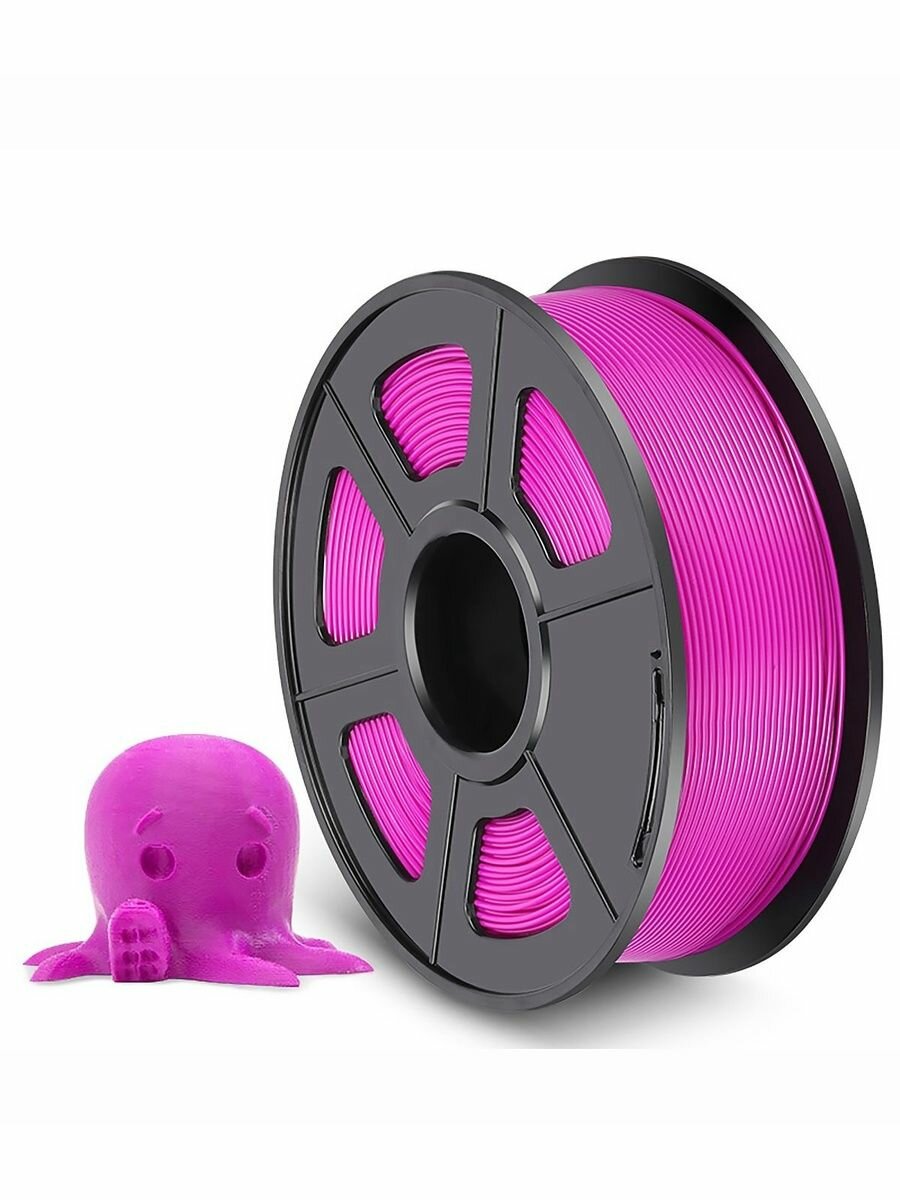 Филамент NVPRINT PLA Fuchsia для 3D печати диаметр 1.75мм длина 330 метров масса 1 кг