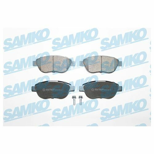 Колодки тормозные дисковые (комплект 4 шт.) Samko 5sp807