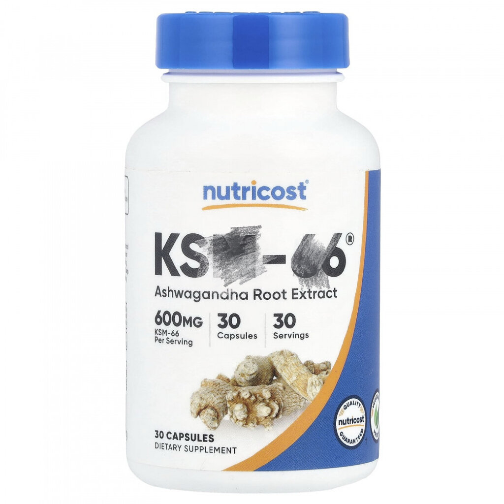 Nutricost KS-6, 600 мг, 30 капсул из США