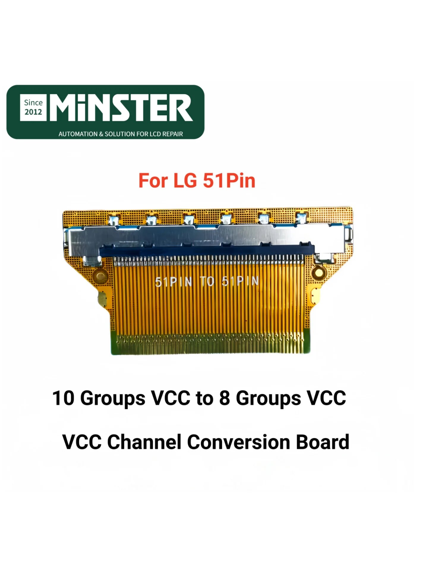 Адаптер VCC 51 Pin 10 Group to 8 Group для ремонта LG