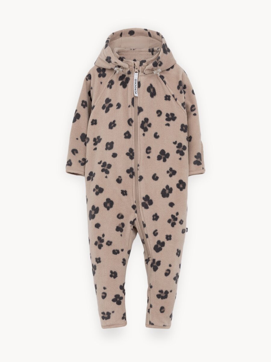 Комбинезон crockid ФЛ 60009/н/2 ГР, открытая стопа, размер 52/86, бежевый