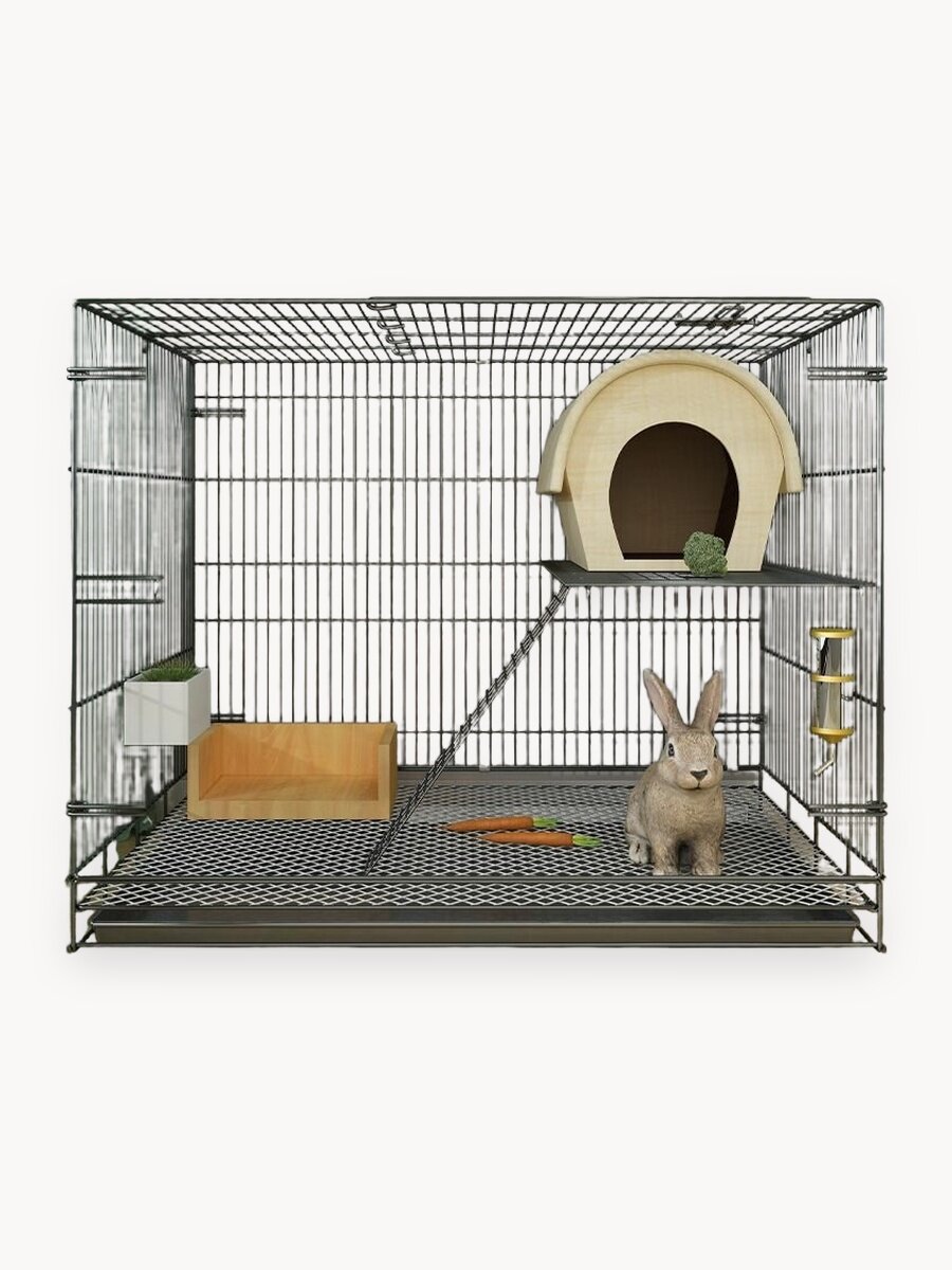 Крытая разборная клетка для кроликов 50-80shuang