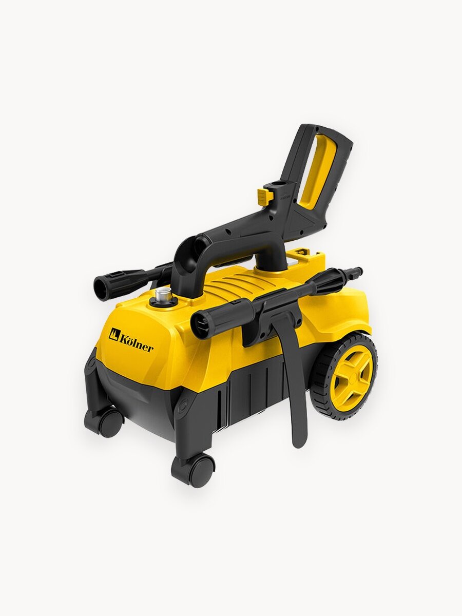 Мойка высокого давления Kolner K140F, 1600Вт, 70бар, черный/желтый
