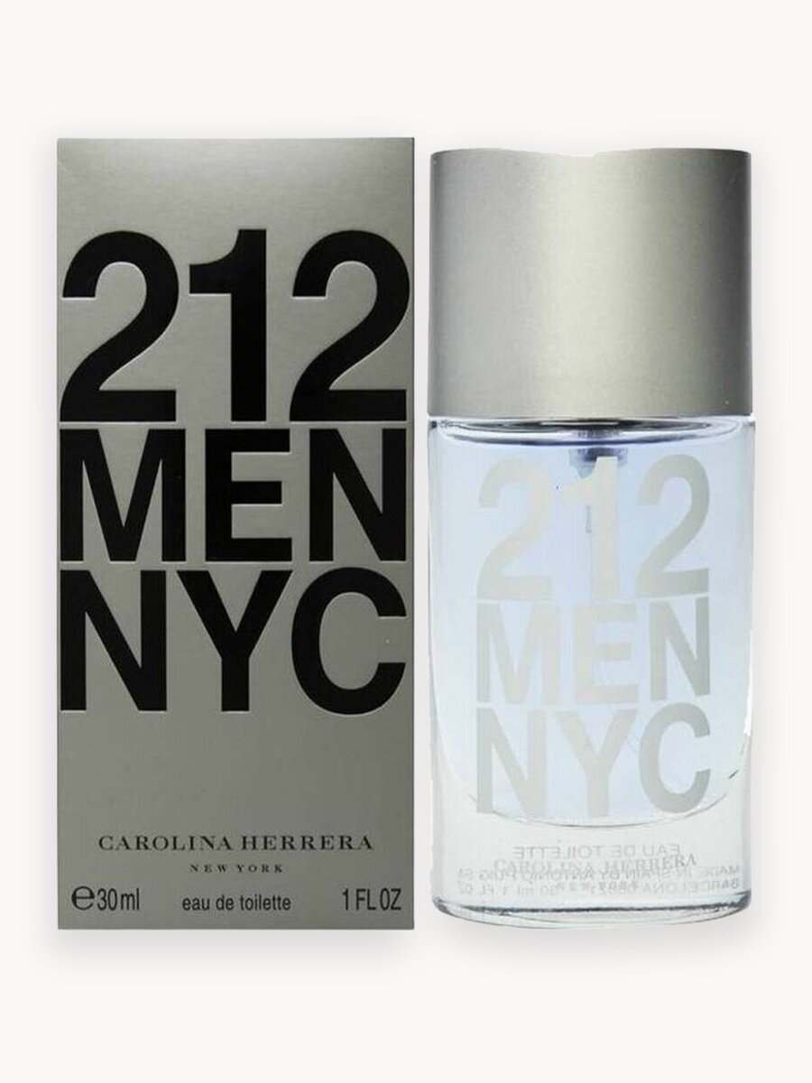 Туалетная вода Carolina Herrera мужская 212 Men 30 мл